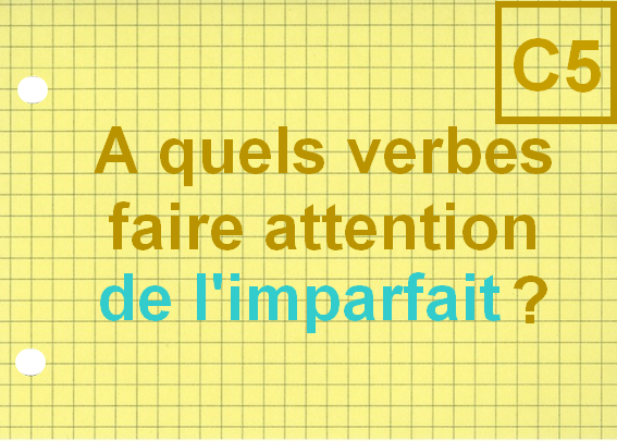 C05 – L’imparfait de l’indicatif – Blog de Français